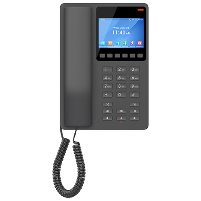 Grandstream GHP631W Black Hotel IP-Phone